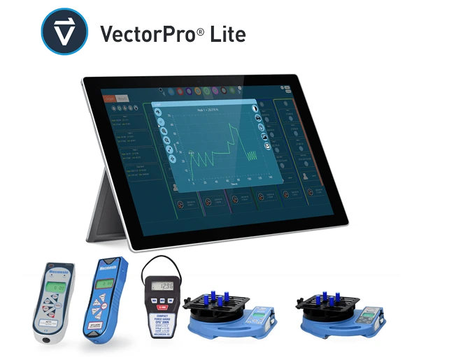 VectorPro® Lite data acquisition software — Mecmesin